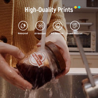 PixCut S1 4x7" Sticker Paper 72 Sheets & 2 Ink Cartridges Refill | Liene