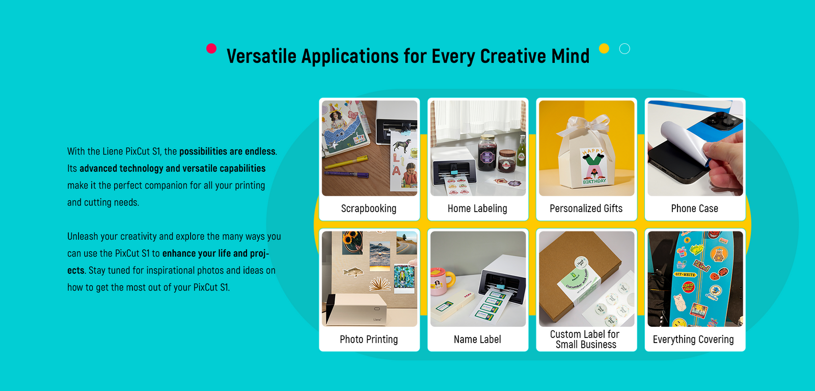 PixCut S1: Smart All-in-One Print & Cut Machine for Home Use | Liene