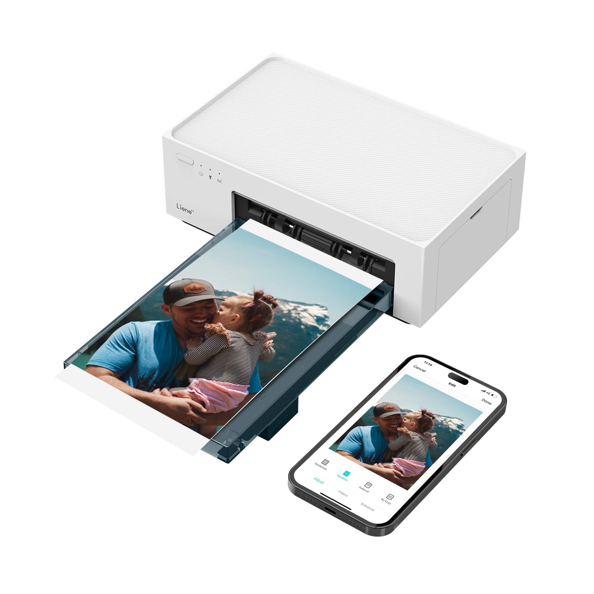 Amber White Instant Photo Printer 100 Sheets | Liene
