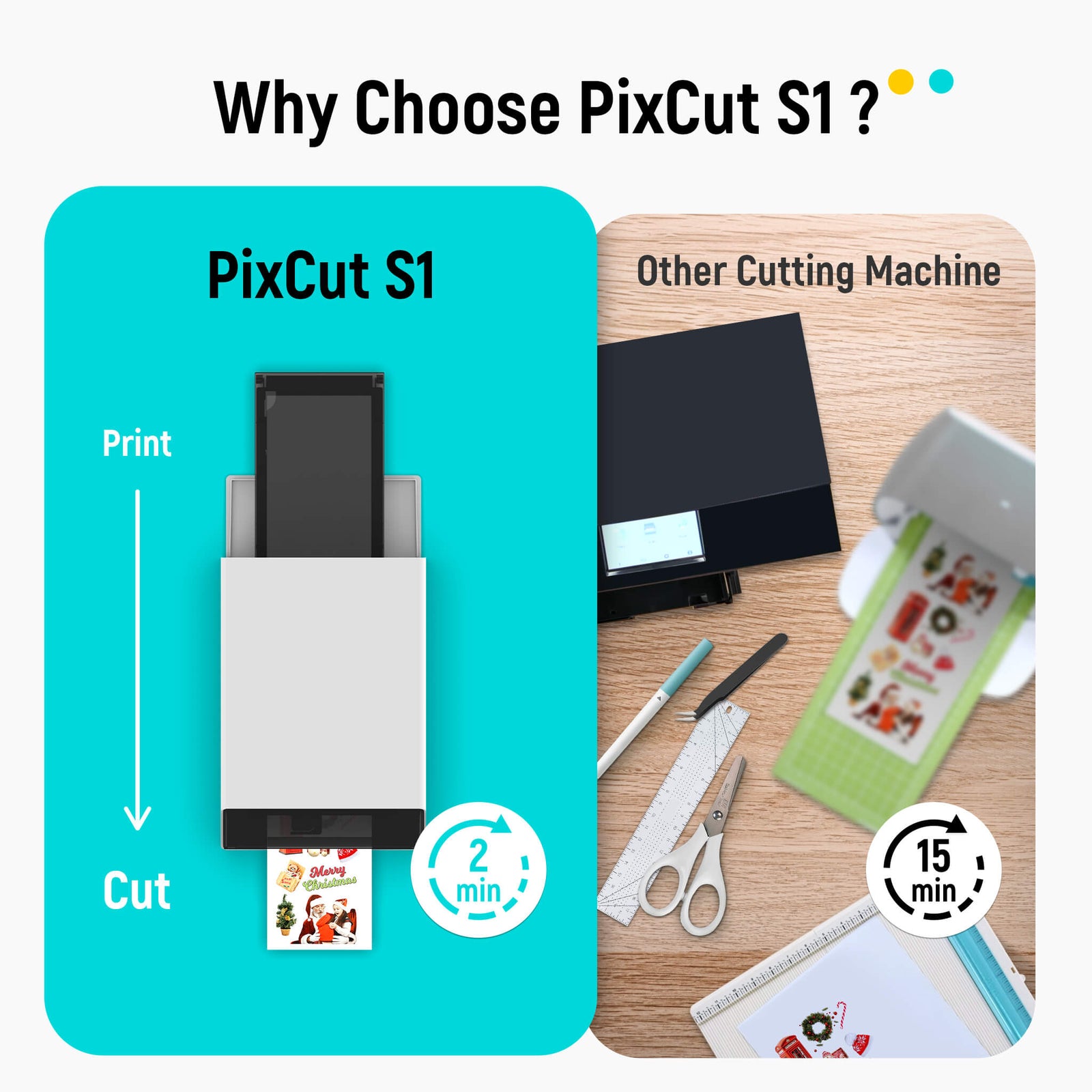 PixCut S1 Photo Sticker Printer and Cutter - Printing & Cutting All-in